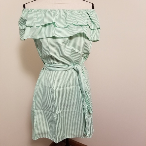 Dresses | Seersucker Ruffle Dress | Poshmark